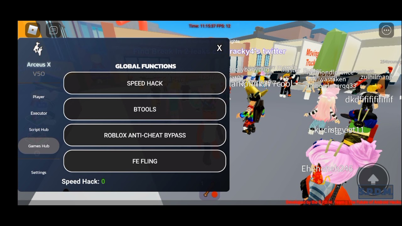 Arceus X luaU script BREAK IN GUI!!! NEW - YouTube