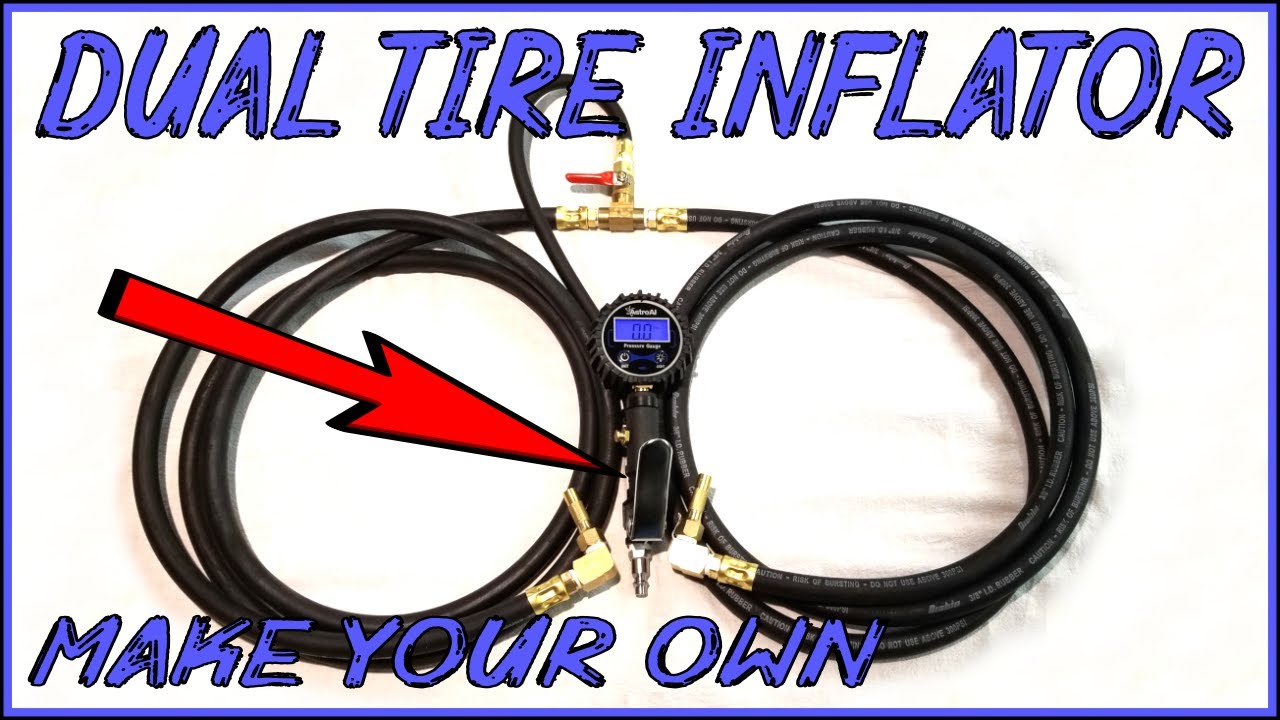 How to make your own dual tire inflator - YouTube