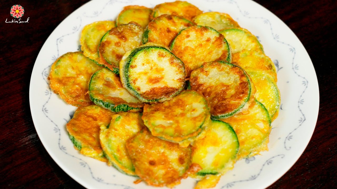 How to make Zucchini Jeon - YouTube