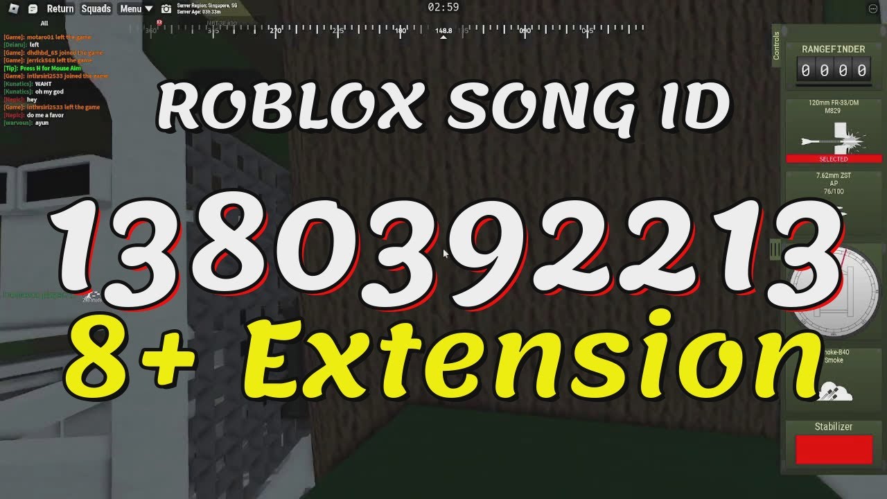 8+ Extension Roblox Song IDs/Codes - YouTube