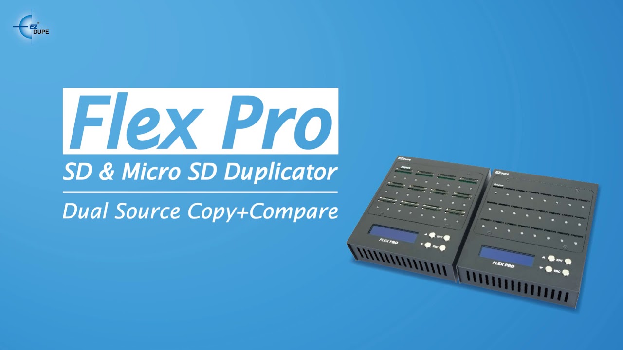 The Introduction of Multifunction in Flex Pro Micro SD Duplicator - YouTube
