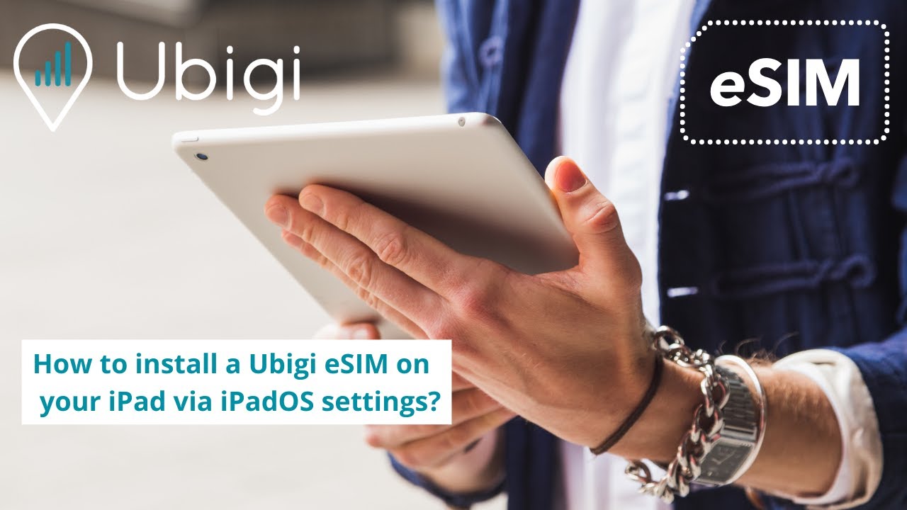 How to install a Ubigi eSIM on your iPad via iPadOS settings? - YouTube