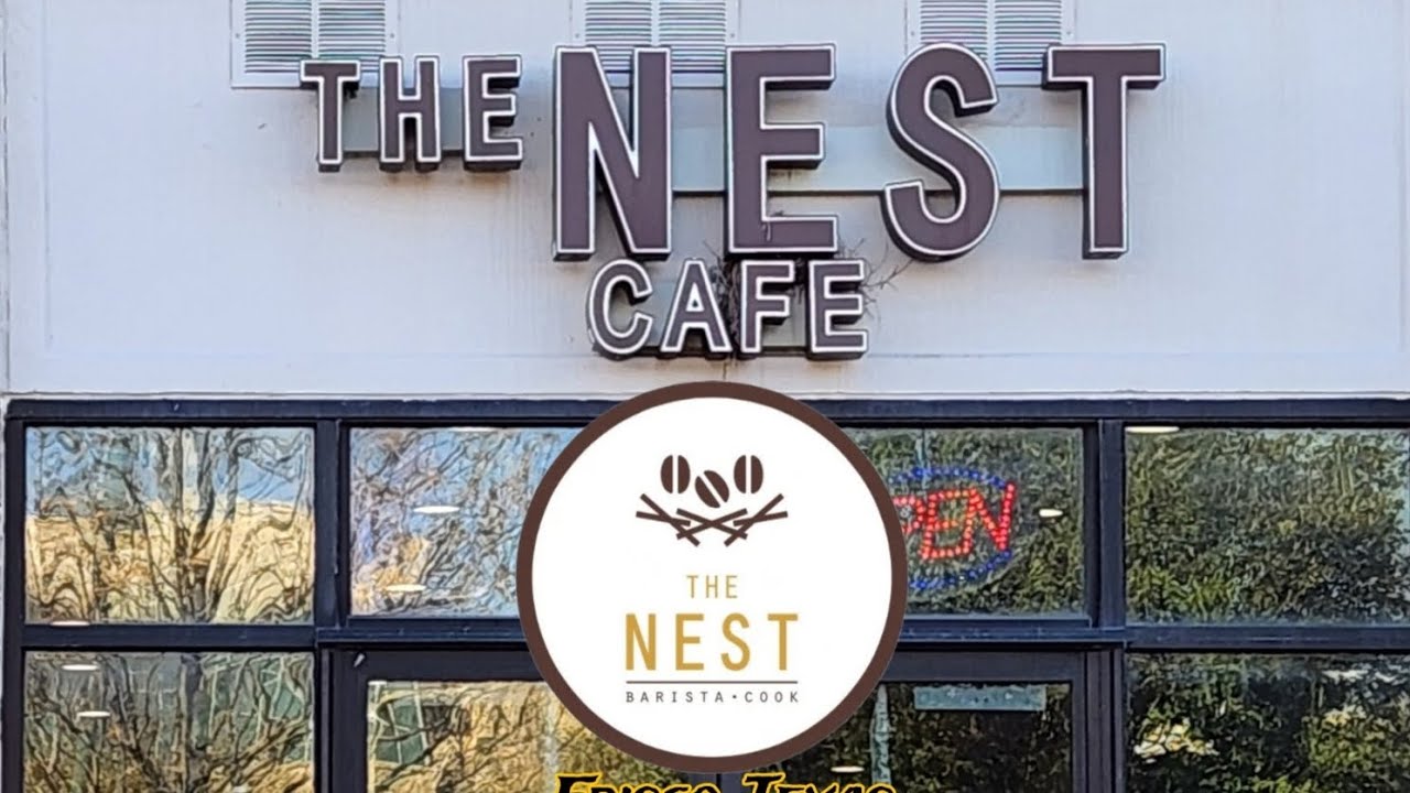 Nest Cafe Logo Client Feature Robin's Nest Coffee Shop Blue Spire