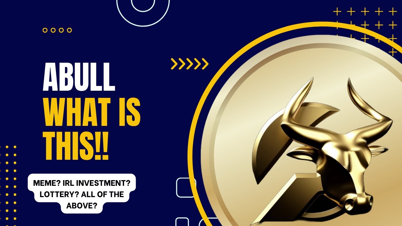 ABULL - Token with Real World Revenue source - YouTube