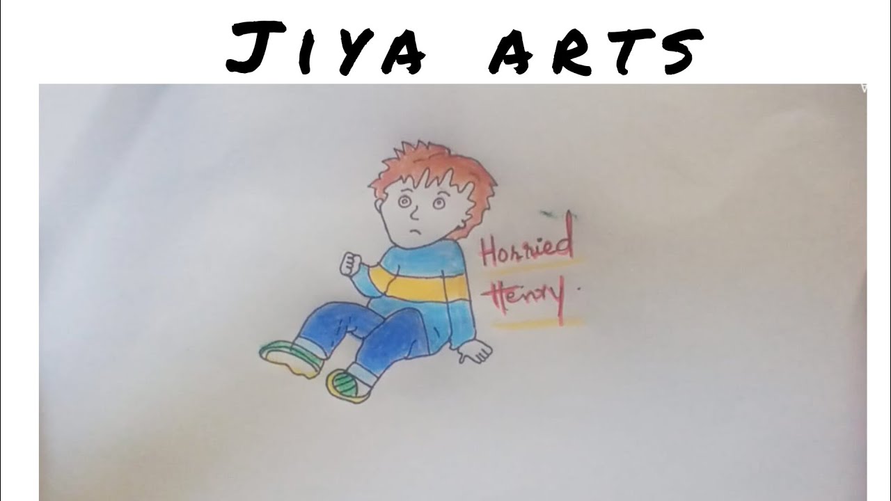 how to draw a Henry |step by step|easy pencil drawing|#jiya #cartoon ...