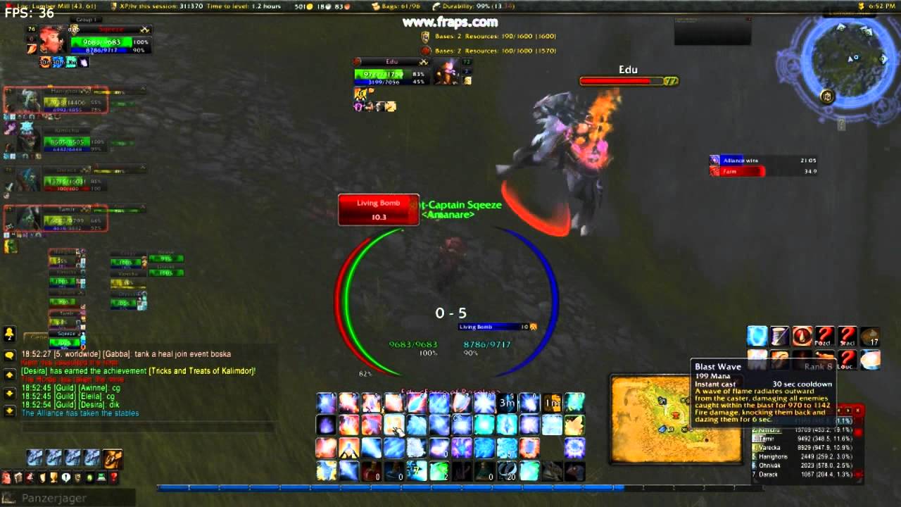 WoW 3.3.5a Gnome Fire Mage PvP - YouTube