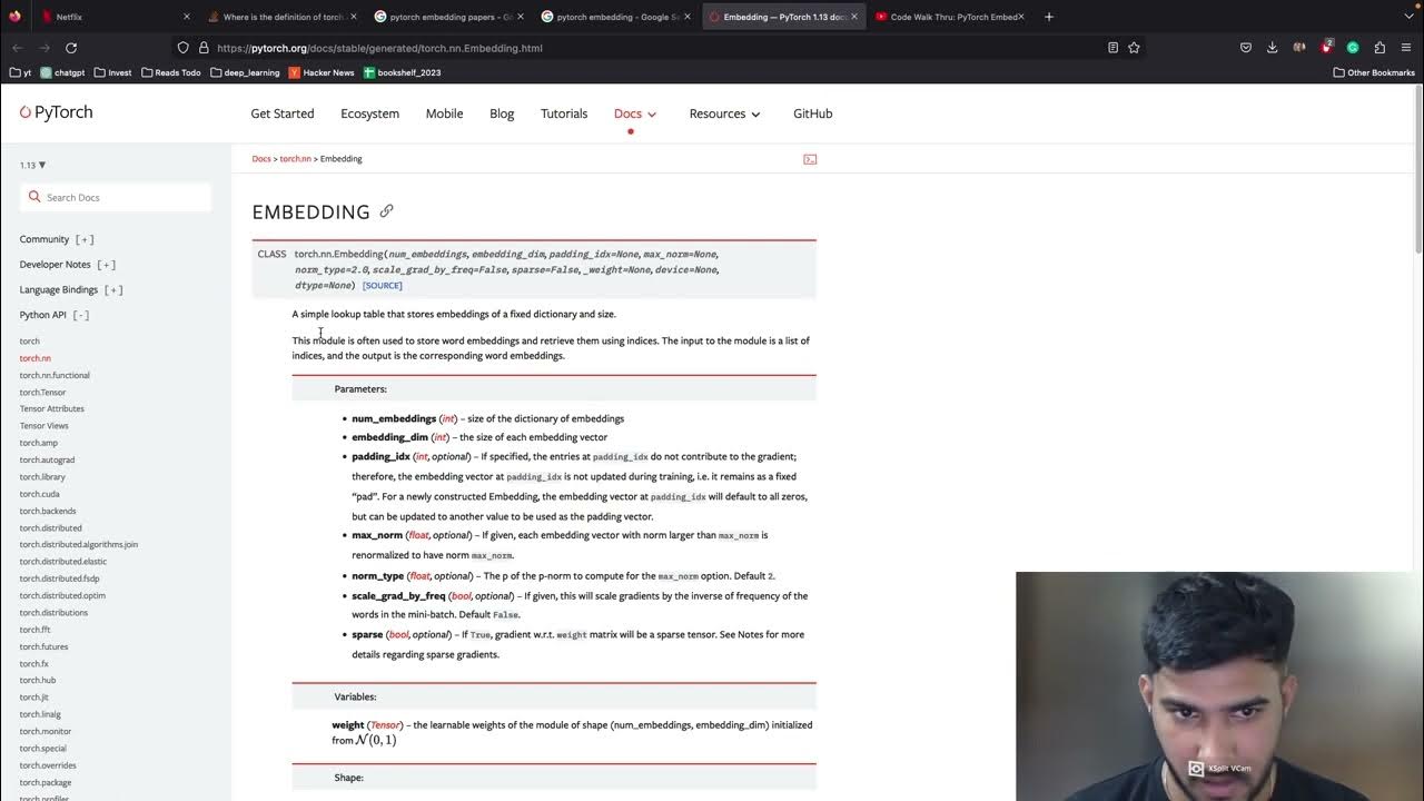 Exploring Neural Networks in Pytorch | Pytorch Embeddings | twitch archives #5 - YouTube
