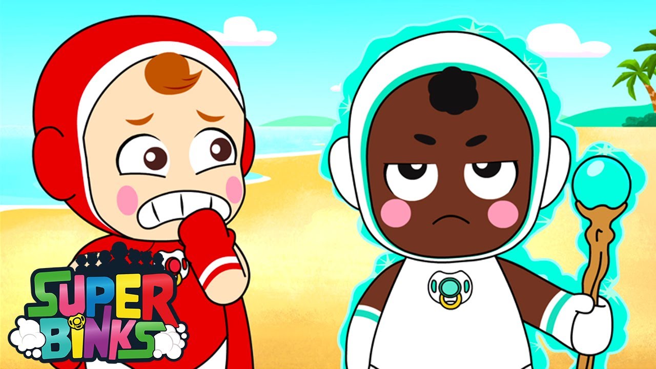 Superheroes At The Beach ⚡ Super Binks Full Episodes 💥 Superhero Kids ...