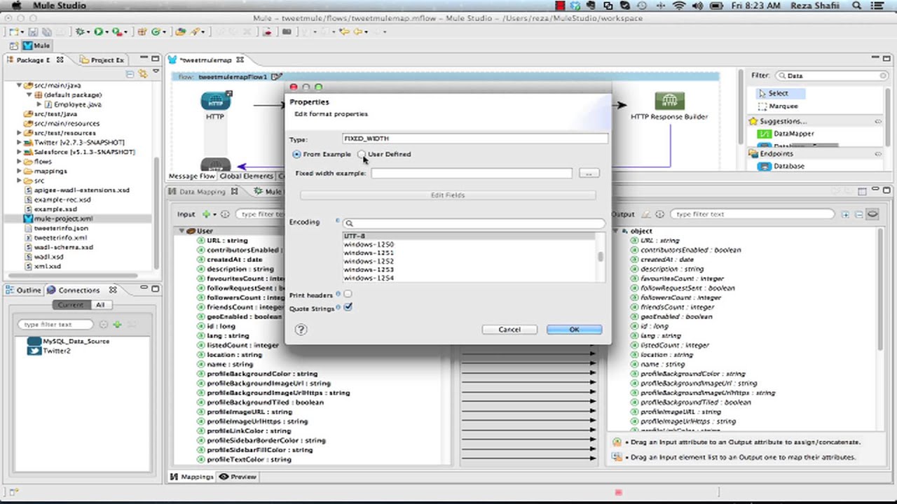 Mule 3.4 Early Preview - DataMapper Demonstration - YouTube
