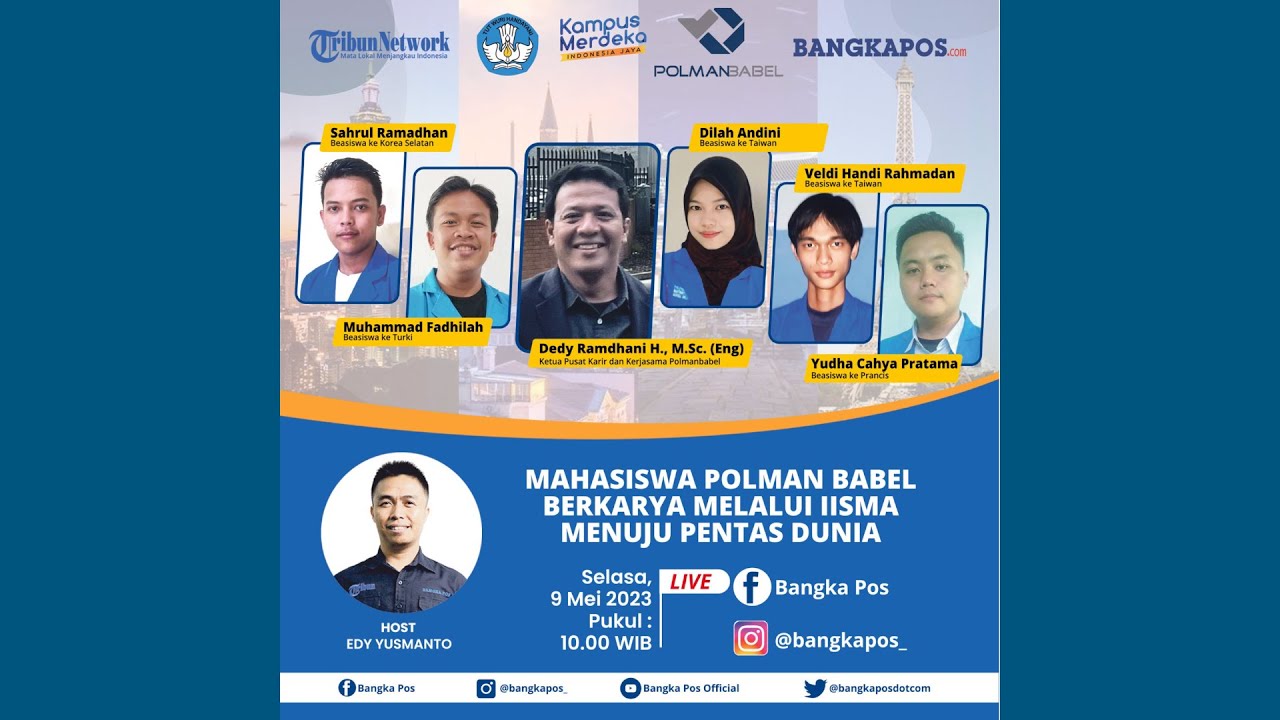 🔴MAHASISWA POLMAN BABEL BERKARYA MELALUI IISMA MENUJU PENTAS DUNIA ...