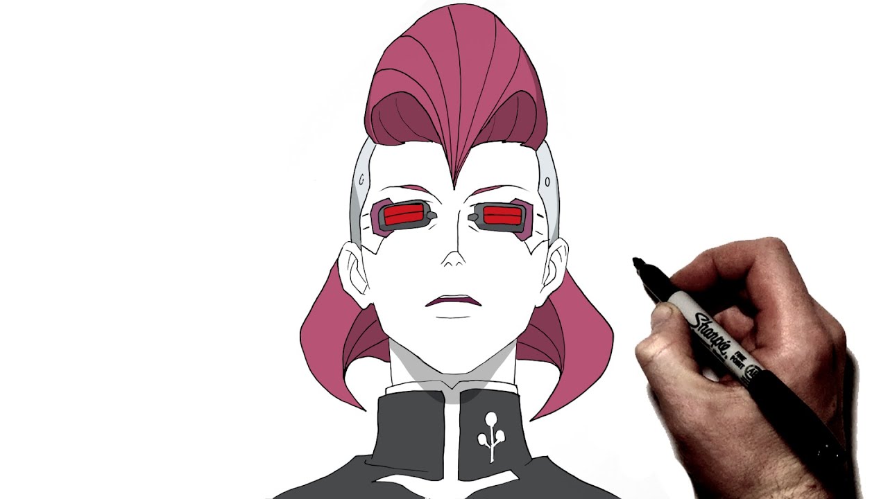 How To Draw Kate | Step By Step | Cyberpunk - YouTube