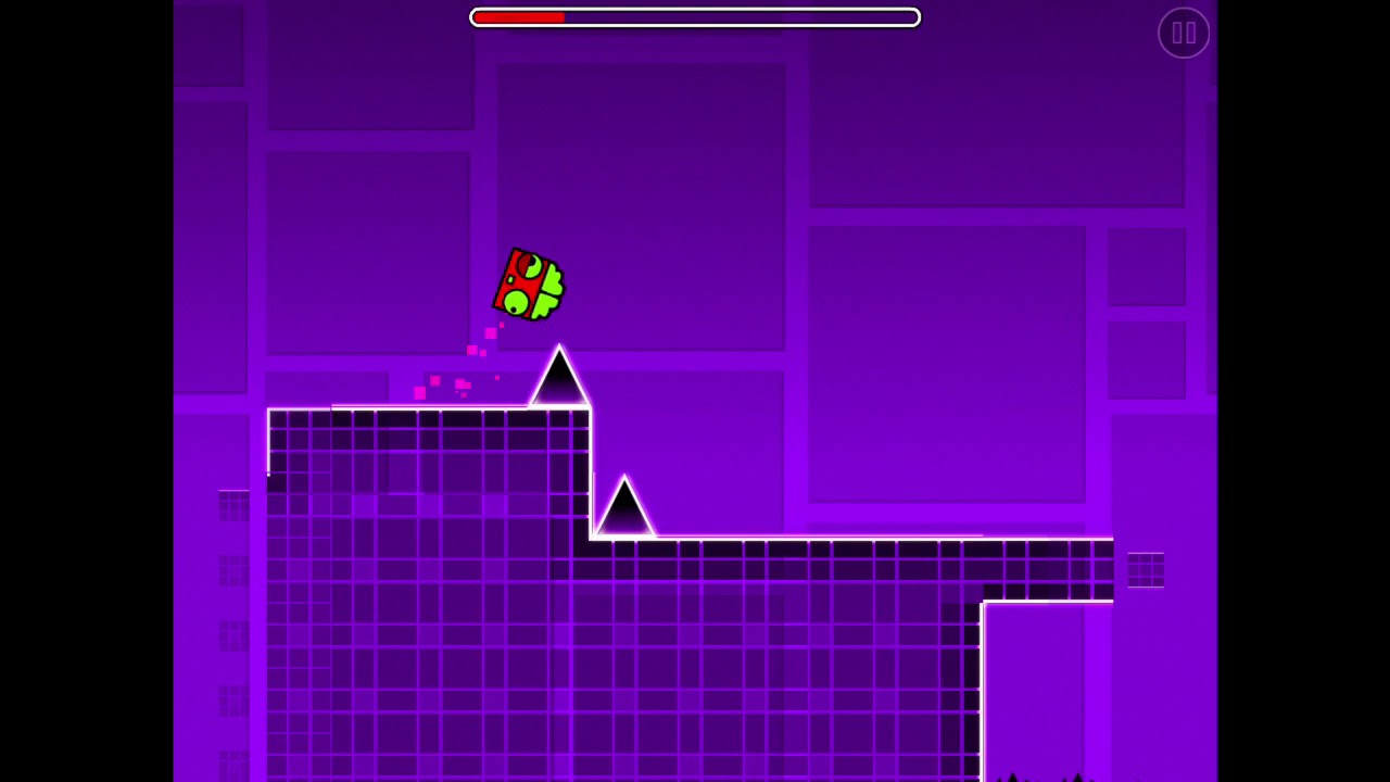 Geometry dash fail - YouTube