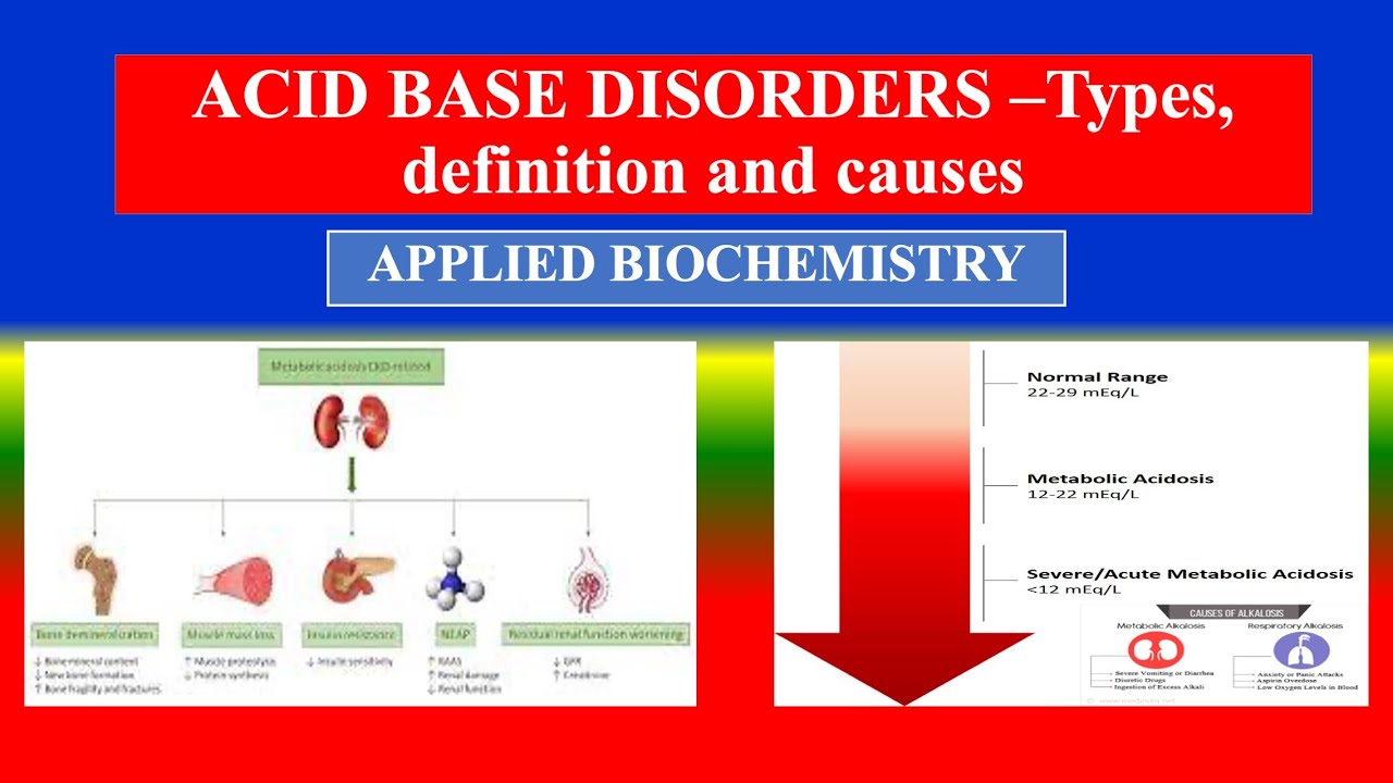 ACID BASE DISORDERS –Types, definition and causes - Implication ...