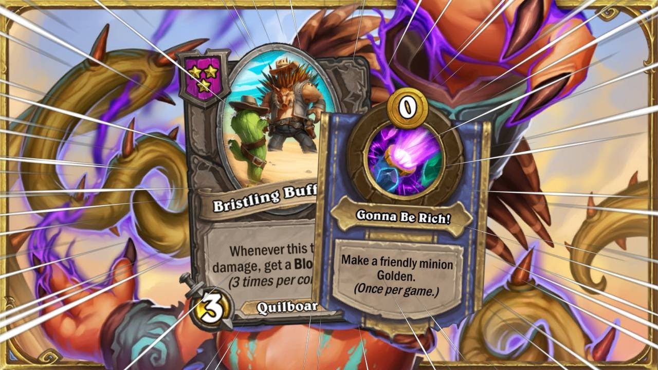 INSANE EARLY GOLDEN BRISTLING BUFFOON FOR THE WIN?! | Hearthstone ...