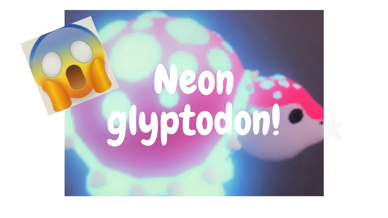 Making a NEON GLYPTODON! (Adopt me) - YouTube