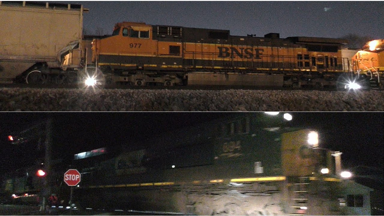 BNSF (BNSF 7910, 8003, 977 H1) & CSX M502 Power (CSX 894, 442, 42 YN2 ...