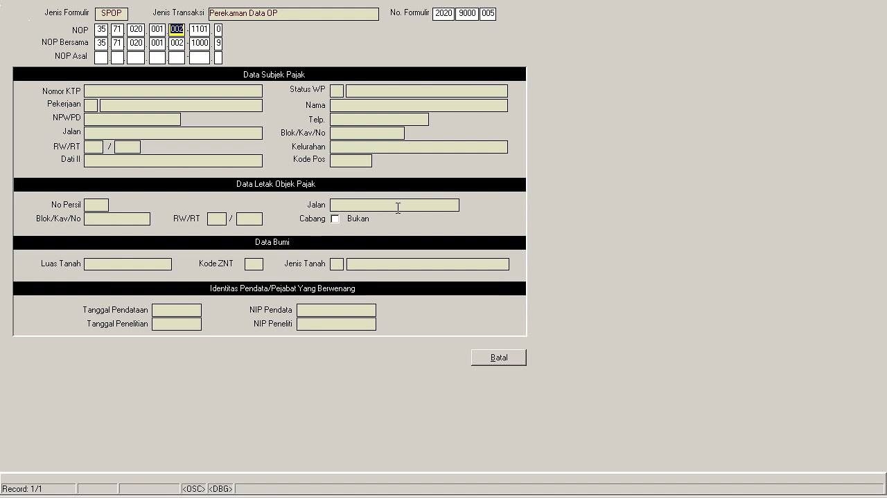 Input SPOP/LSPOP OP Bersama Pada Aplikasi SIMPBB/SISMIOP - YouTube