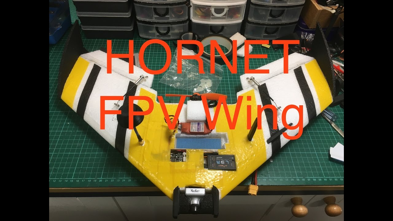 Hornet Mini FPV Wing Build - YouTube