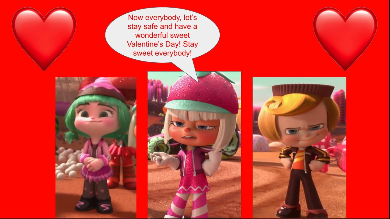 Happy Valentine’s Day from the Sugar Rush racers! - YouTube