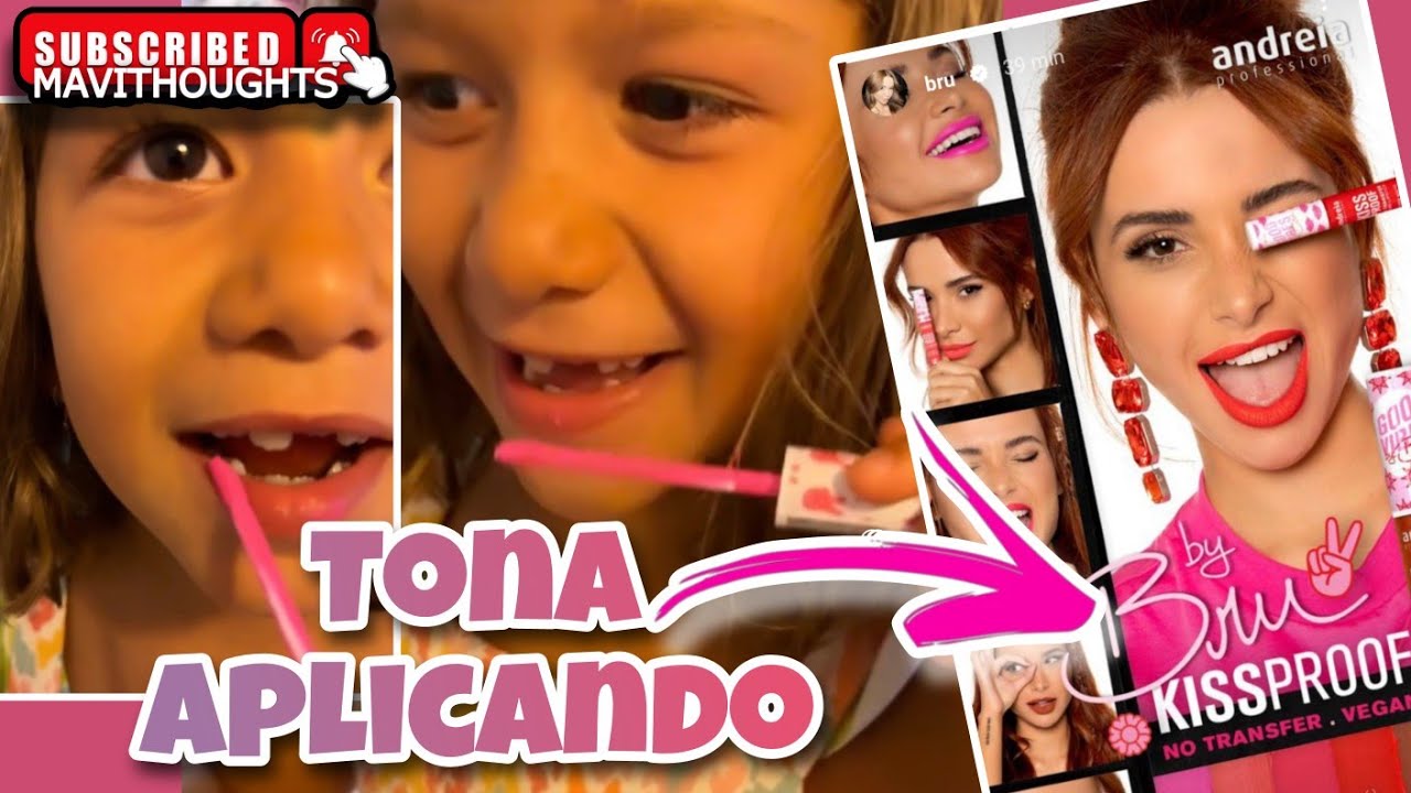 A Tona Com o Batom Da Tia Bruna Gomes 💗 | Kiss Proof Good Vibes by Bru 💄😘 @Thoughts_of_Mavi ...