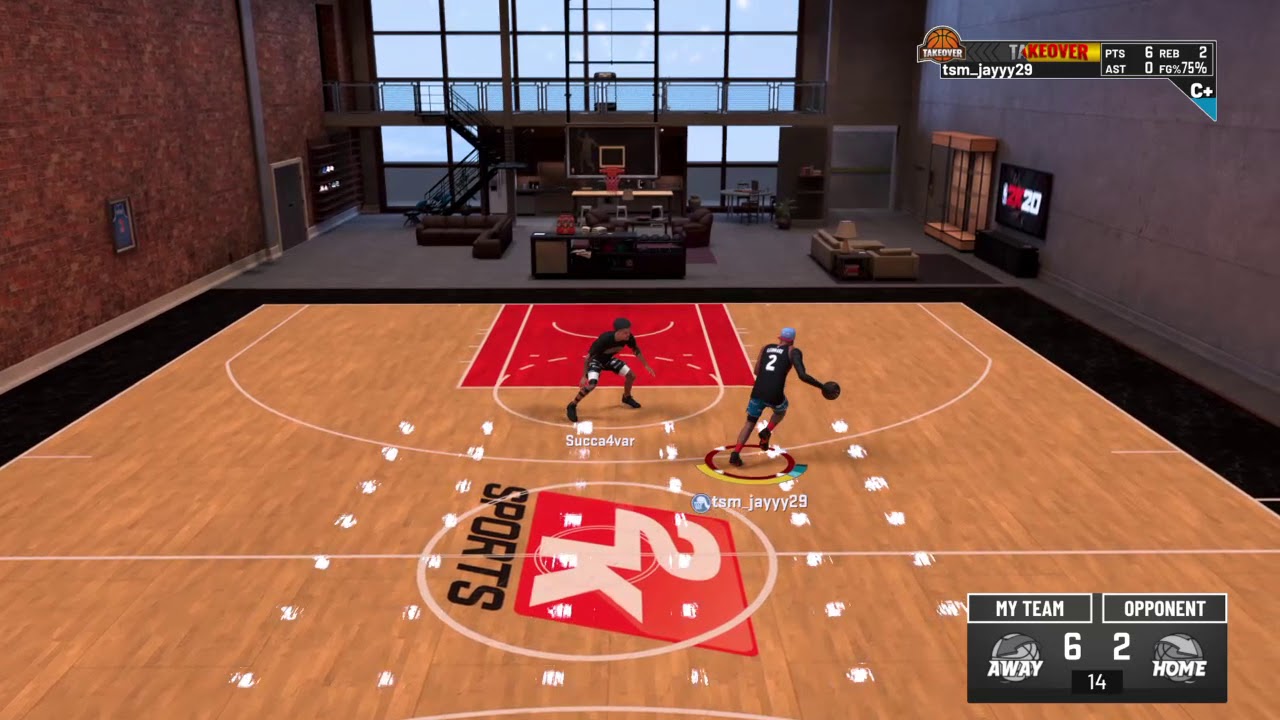NBA 2K20 SLASHER (FIRST POST) - YouTube