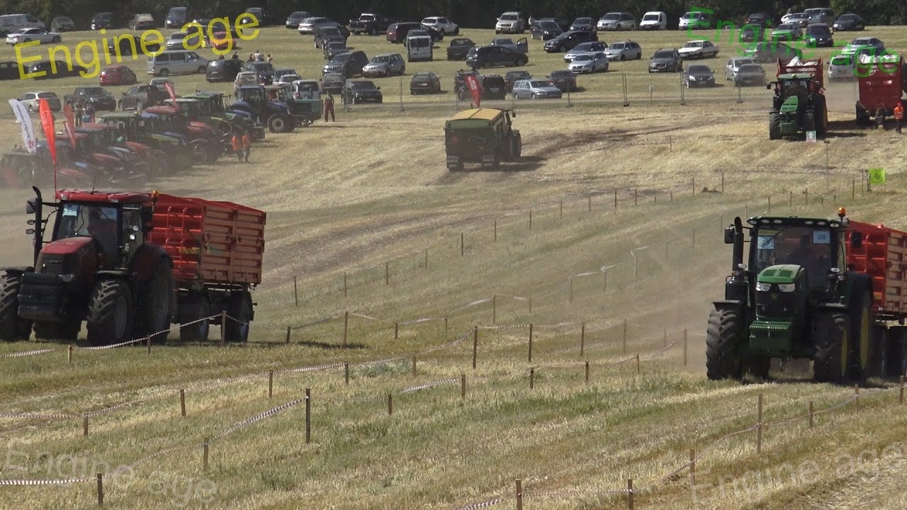 John Deere vs Case IH | Tractor Show || Tractor Drag Race 2016 - YouTube