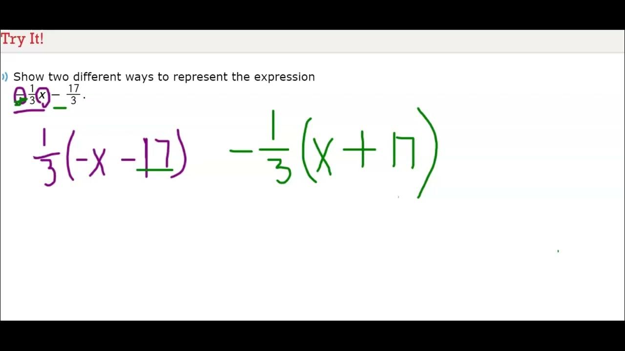 4-5 Write Equivalent Expressions - YouTube