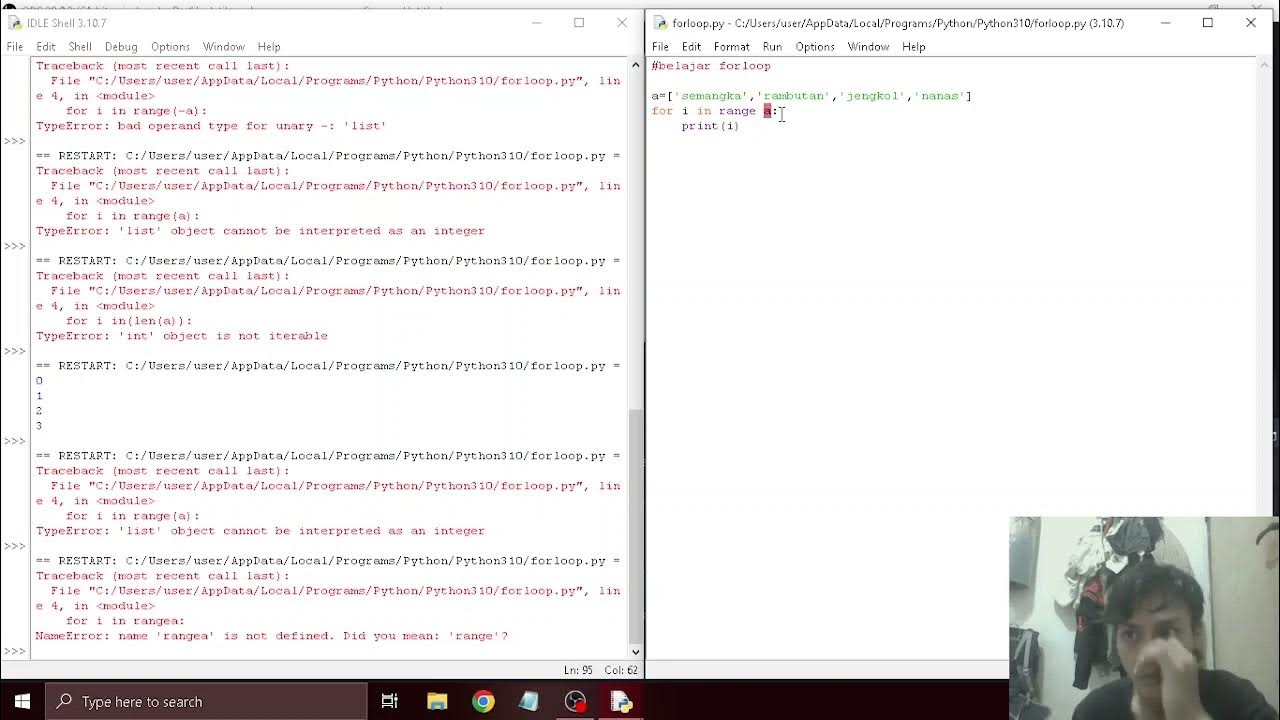 forloop dasar komputer pertemuan 12 - YouTube