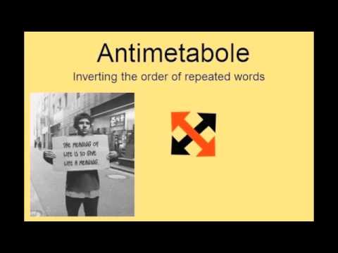 Rhetorical Devices in 30 Seconds - Antimetabole - YouTube