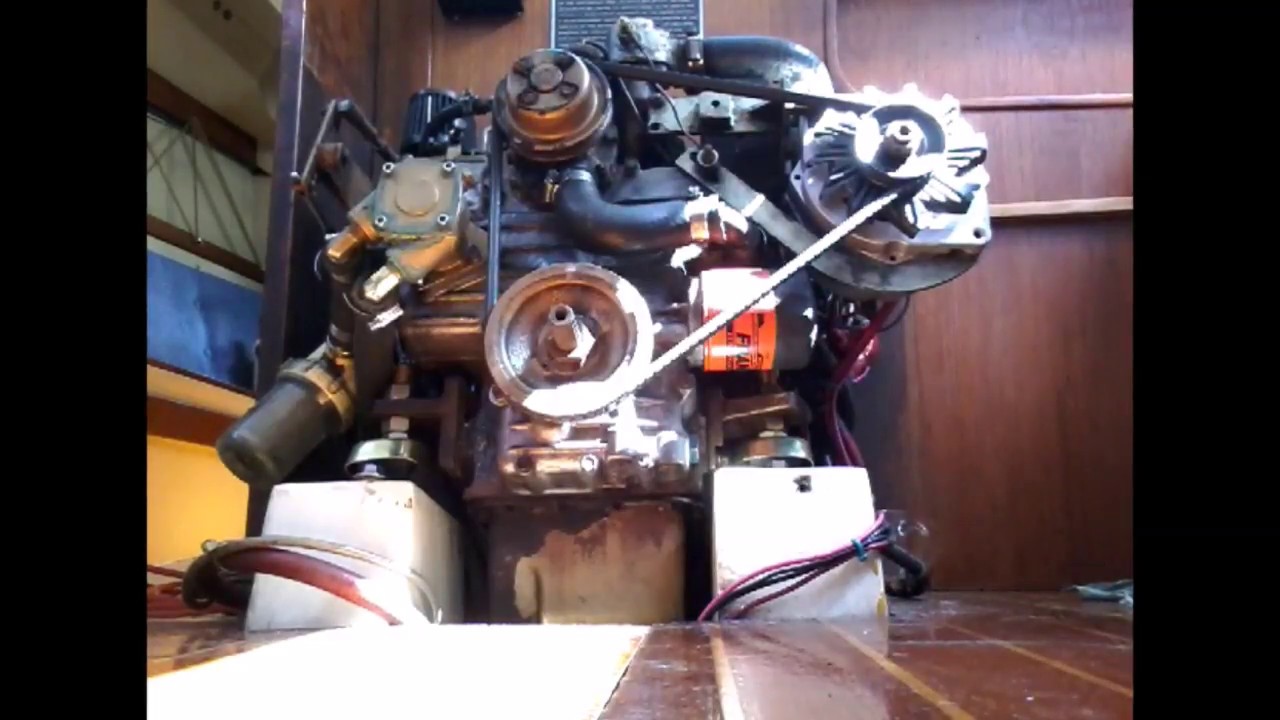 Vetus K50 engine mounts. - YouTube
