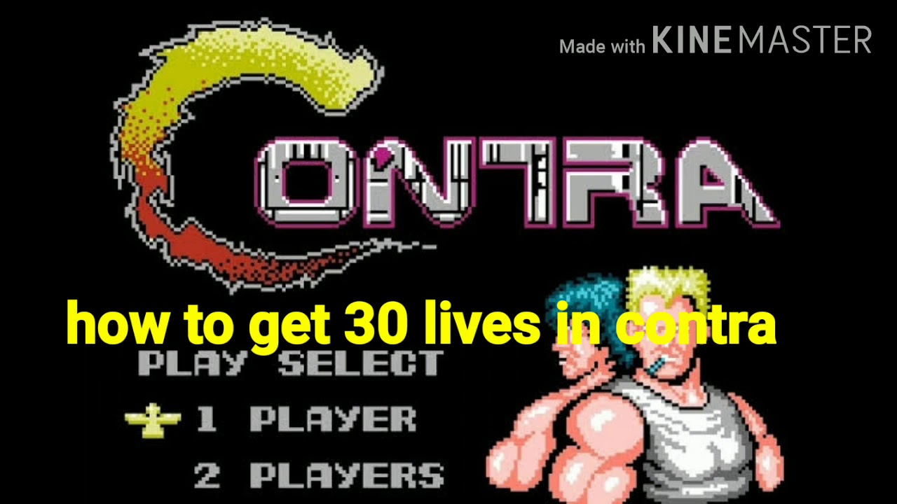 How to get 30 lives in contra (30 lives code) - YouTube
