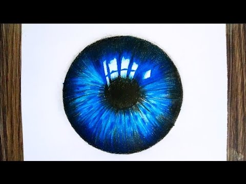 How To Draw Iris|Eyes|Colour Pencil Tutorial - YouTube