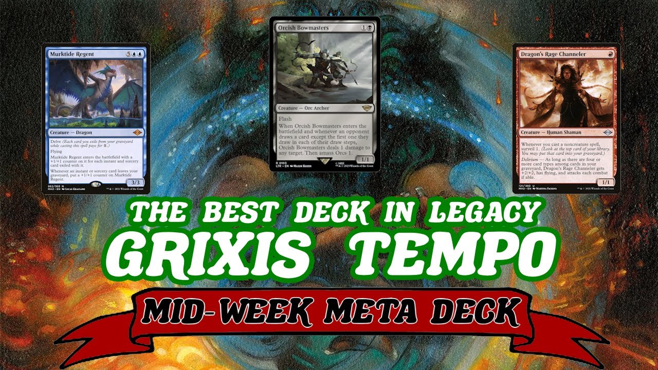 THE BEST DECK IN LEGACY: GRIXIS TEMPO! Legacy Grixis delver tempo MTG ...