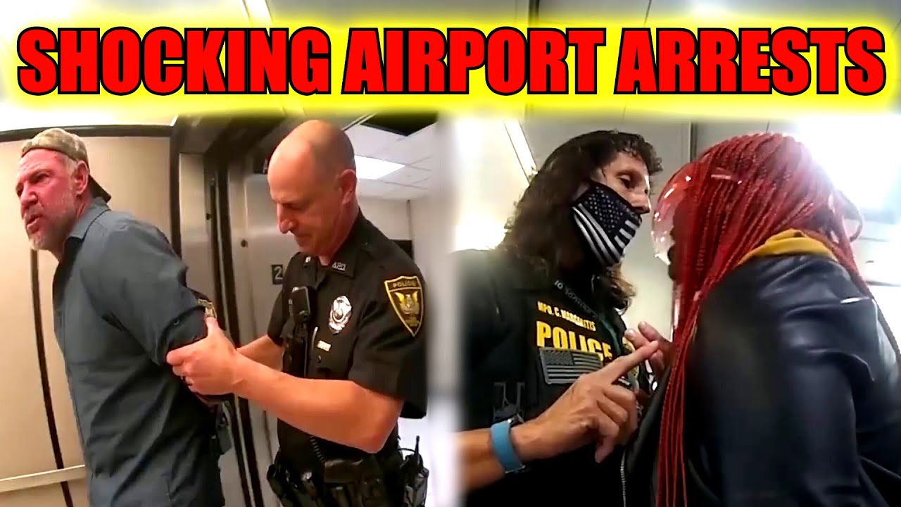 5 Shocking Airport Arrests Caught on Bodycam By Police #Bodycam #cop # ...