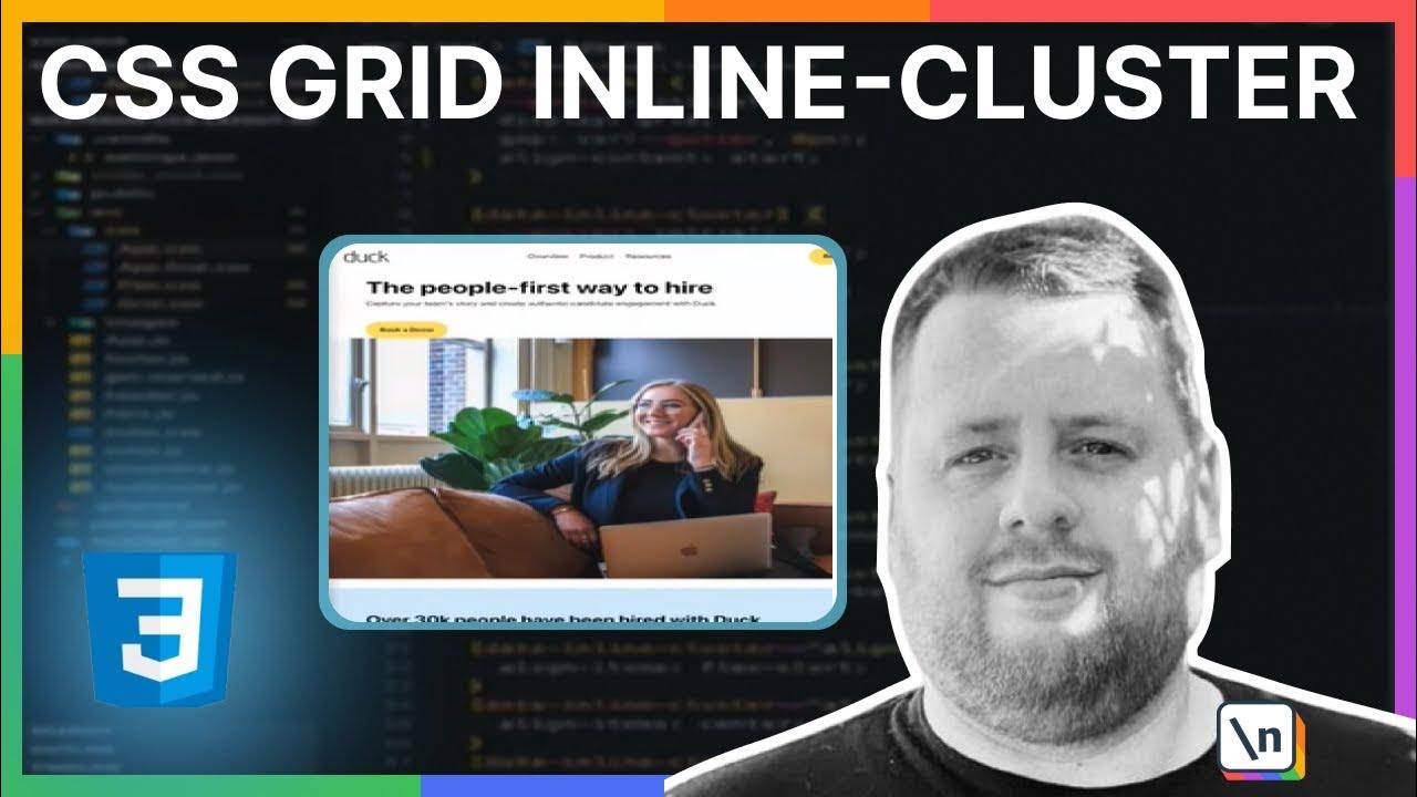 Master Inline-Cluster Layouts with CSS Grid by Bedrock Primitives creator, Travis Waith-Mair ...