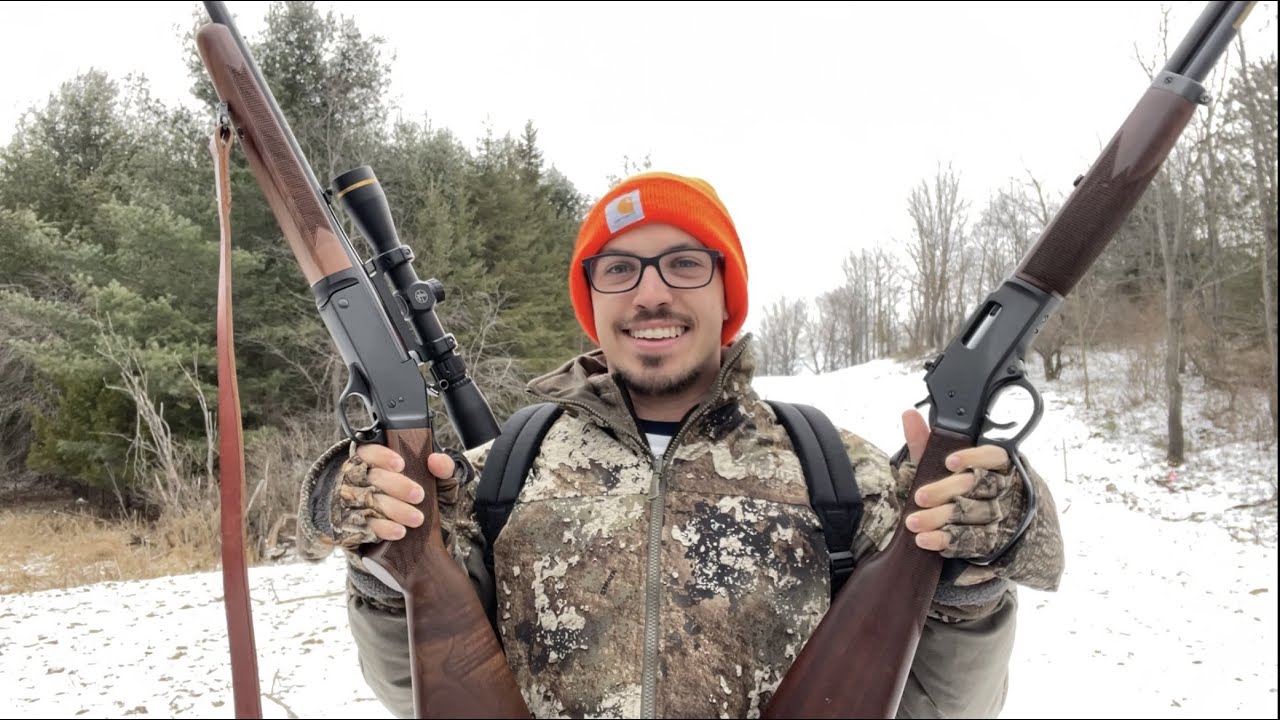 Deer Hunting With Two Henry Rifles - YouTube