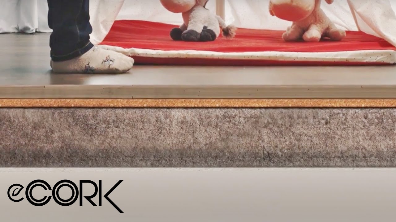 The advantages of ecoCORK Insulation Acoustic Cork underlay! - YouTube