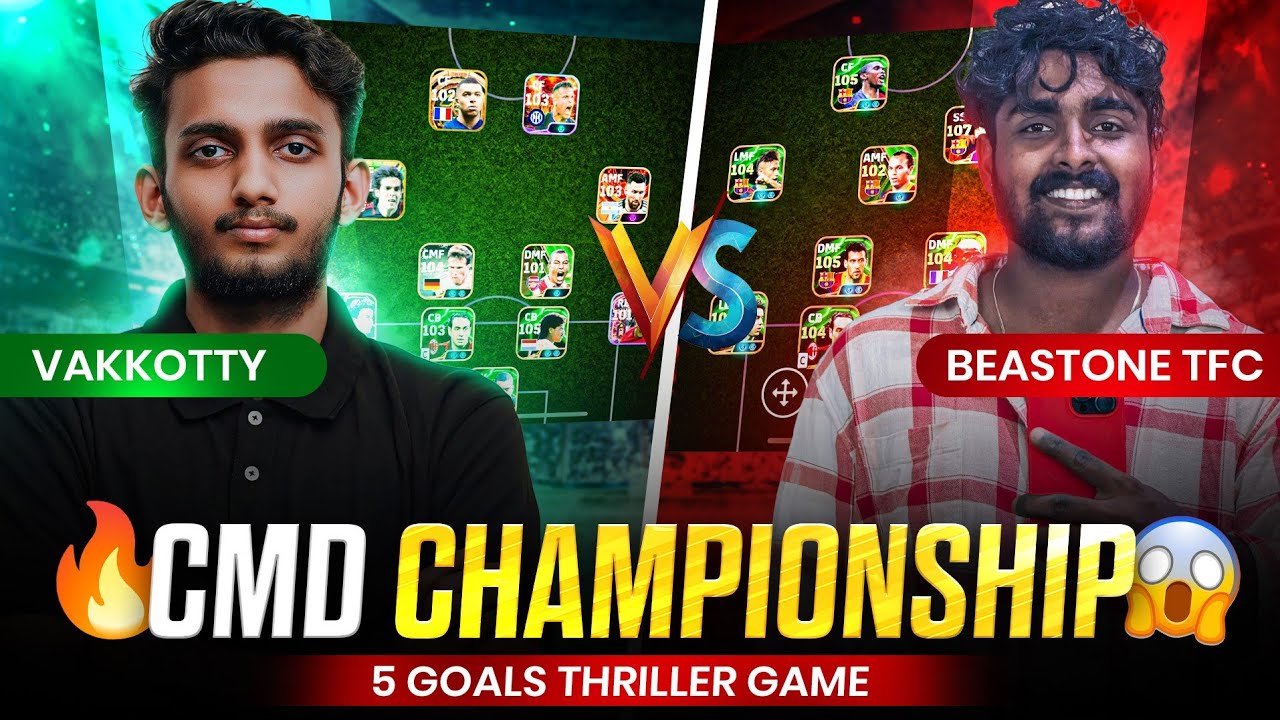 VaKKoTTy 🆚 BEASTONE TFC | CMD CHAMPIONSHIP GROUP STAGE MATCHE | 5 GOAL ...