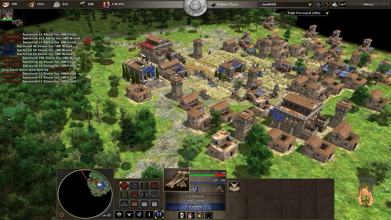 0AD defied very hard AI MOD Terra Magna map: Deep Forest Seleucids VS ...