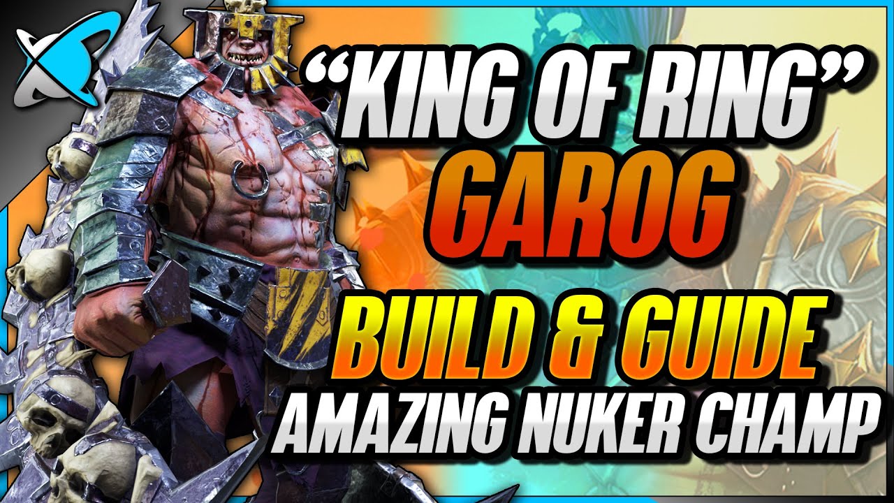 "KING OF RING" King Garog Build, Guide & Masteries | AMAZING Nuker ...