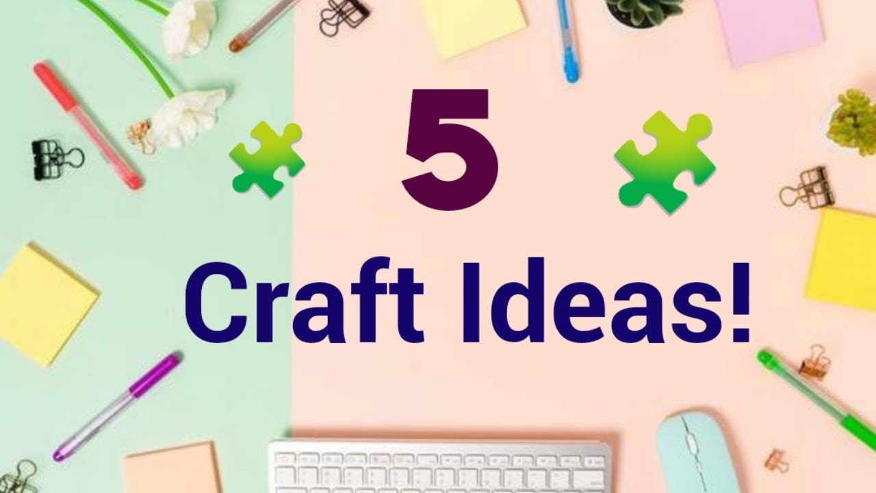 Top 5 Creative Craft Ideas! 🤓🔥 - YouTube