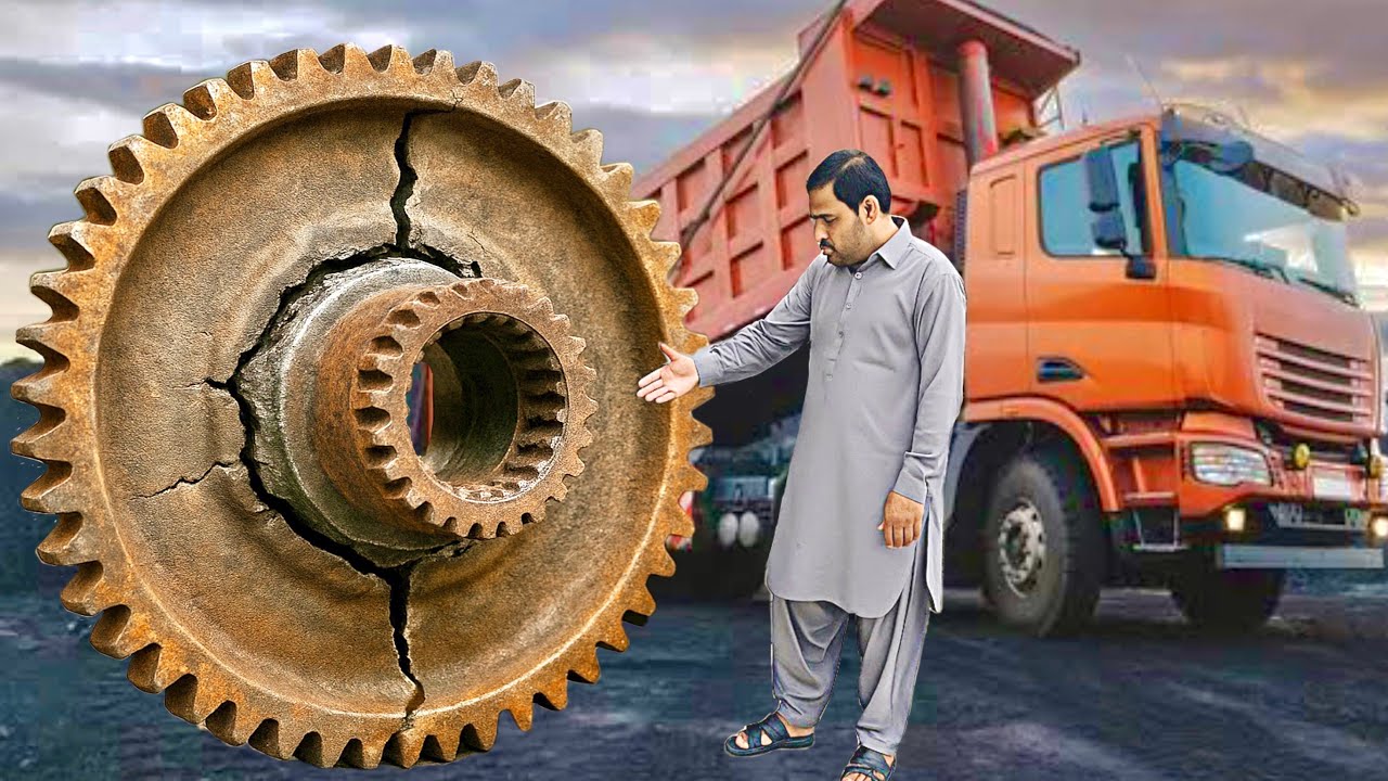 Disaster on the Road: Huge Gear Breaks Down Giant Gear Explodes on ...