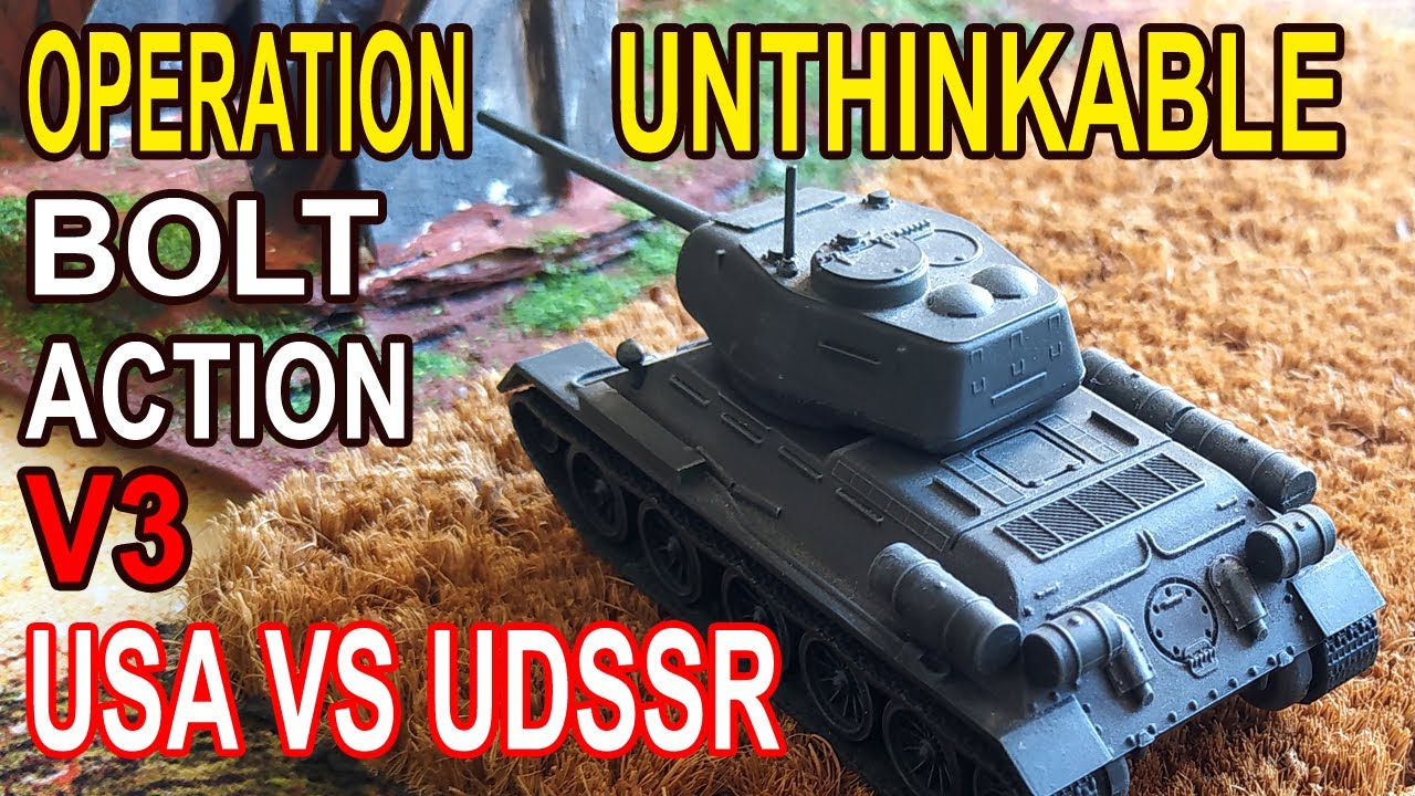 BOLT ACTION V3! SOVIET UNION VS USA! 1250pts STARTER Game! Bolt Action ...