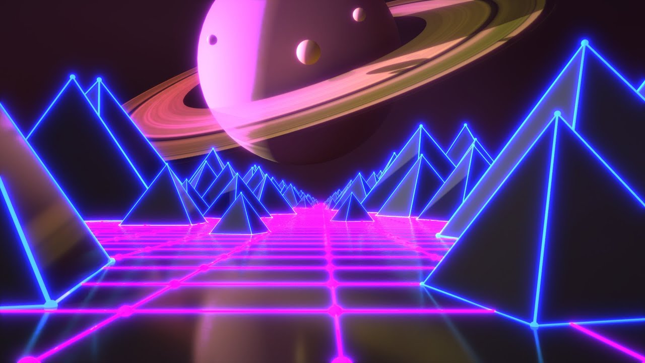 Cyberpunk Space Loop Animation - YouTube