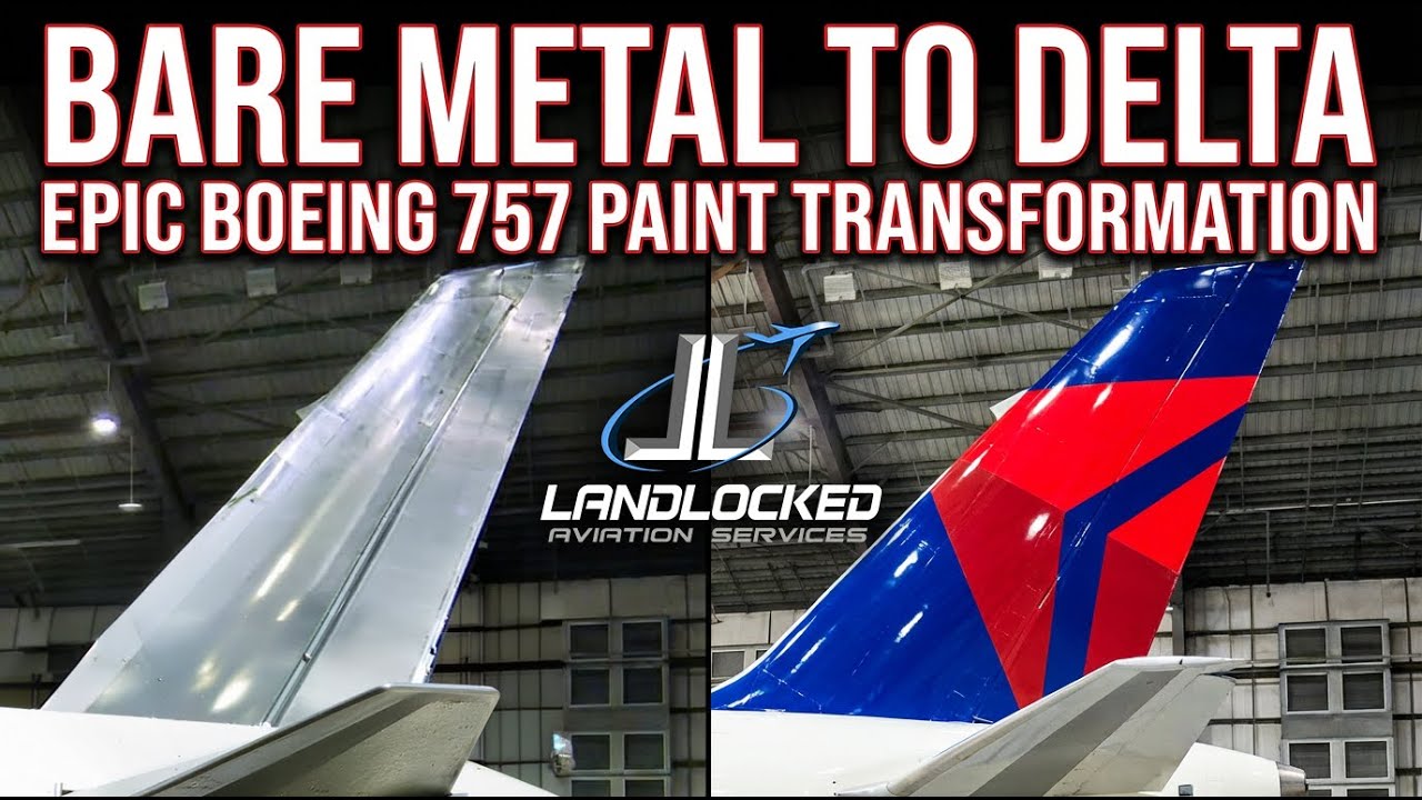 EPIC BOEING 757 PAINT TRANSFORMATION! - YouTube