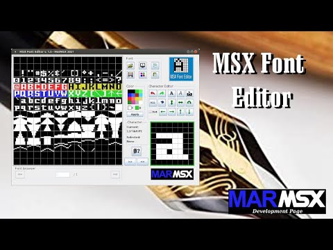 MSX Font Editor - Versão 1.5 - YouTube