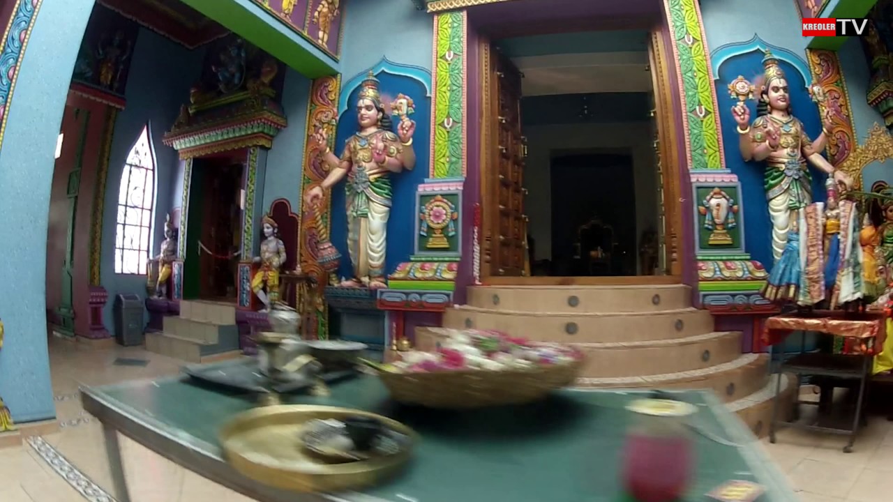 Temple Narassingua Peroumal Saint Pierre - YouTube