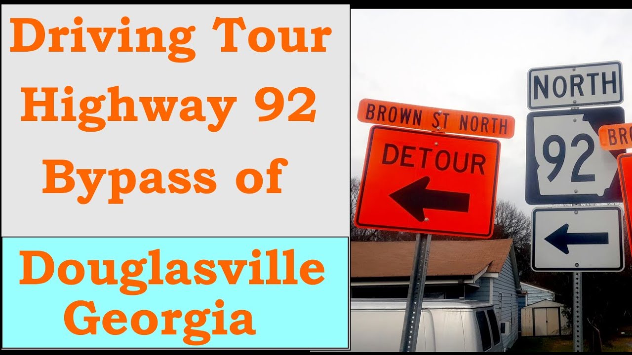 Tour of Highway 92 extension bypass around Douglasville, GA opened May ...