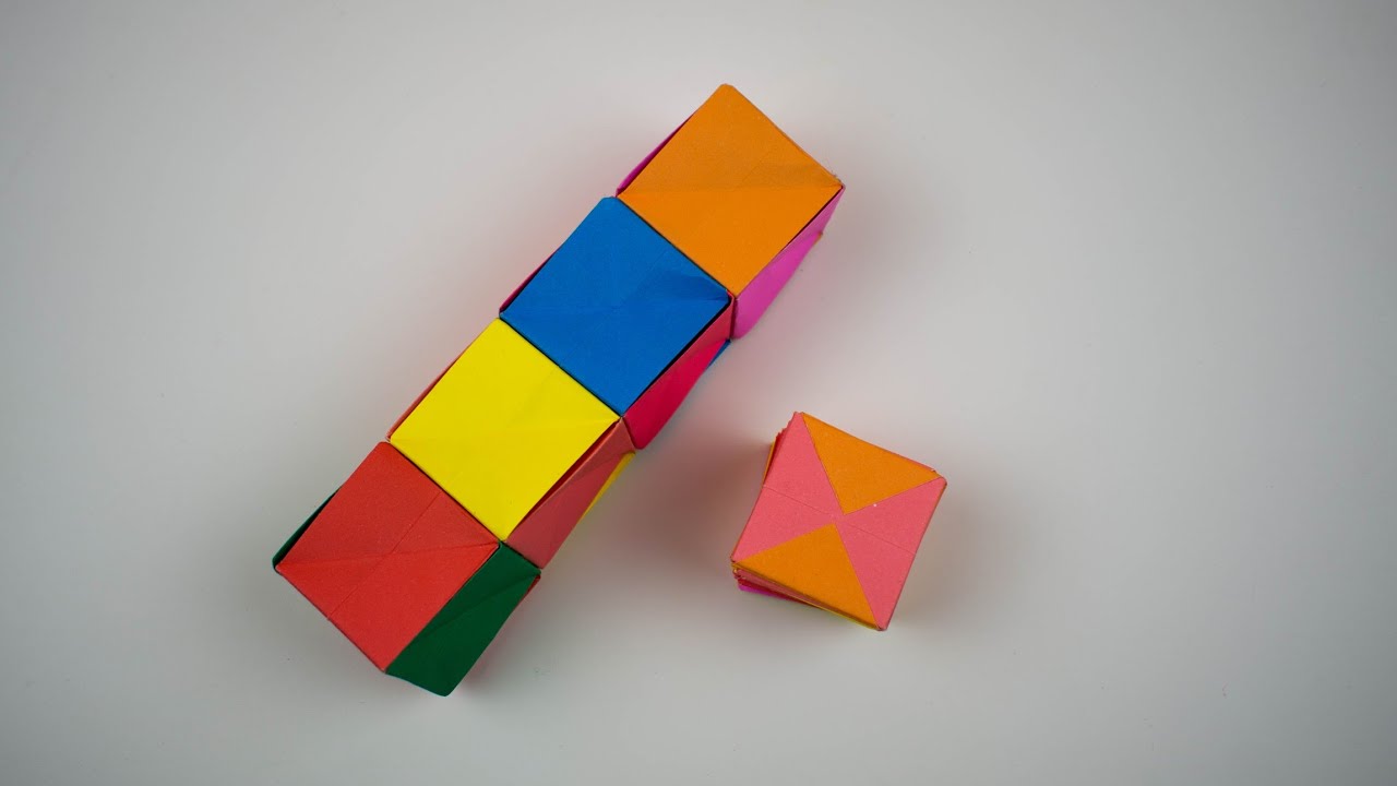 Spiral Cube Box - How To Make Spiral Cube Box - DIY - YouTube