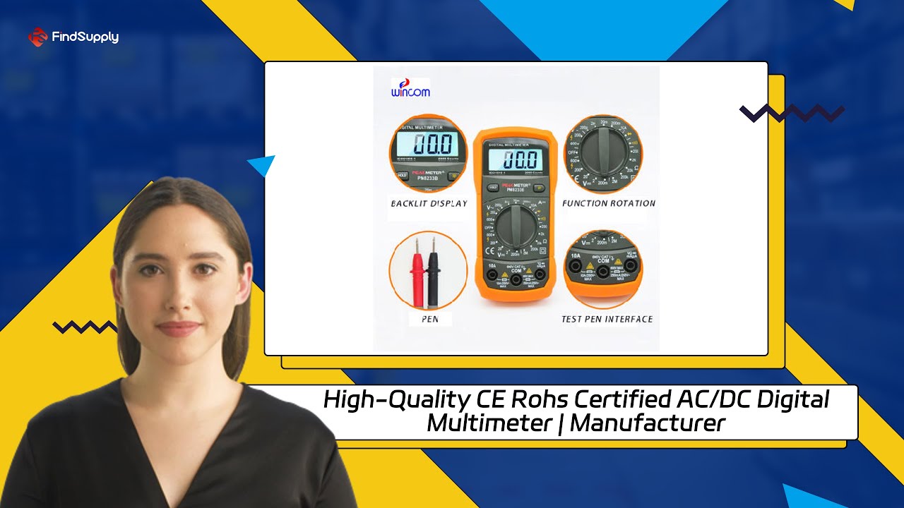 High-Quality CE Rohs Certified AC/DC Digital Multimeter | Manufacturer ...
